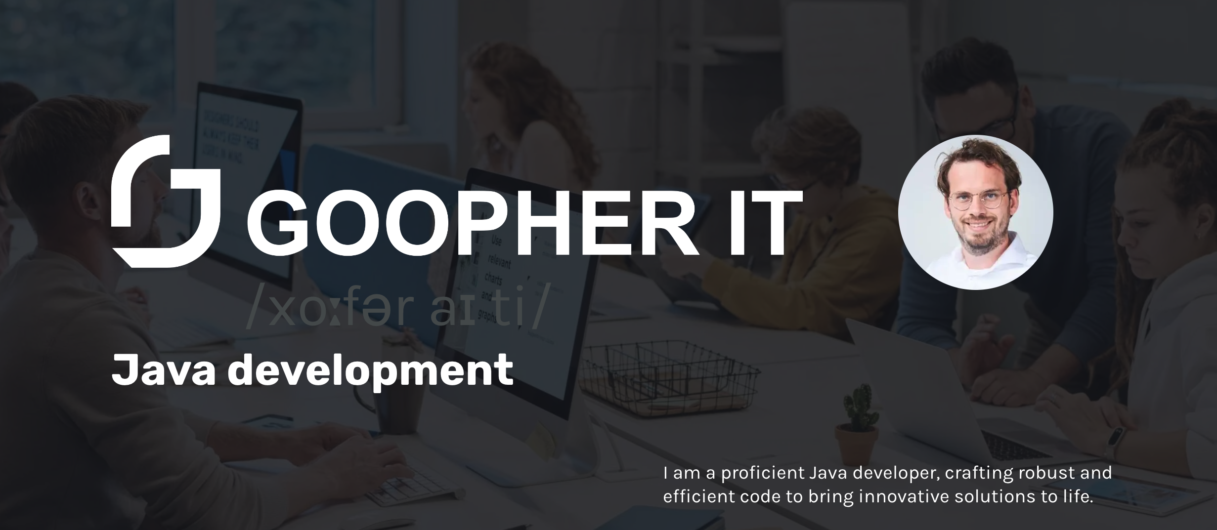 Java - Goopher IT - Fullstack - Application Development